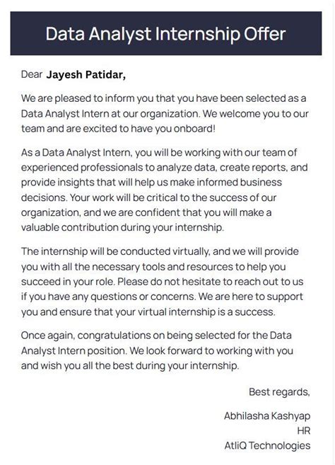 jayesh patidar on linkedin internship dataanalytics learning