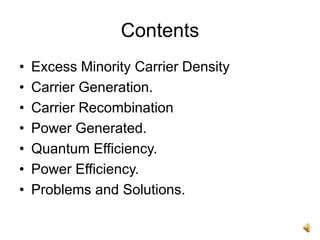 LED Power Output And Efficiency PPT