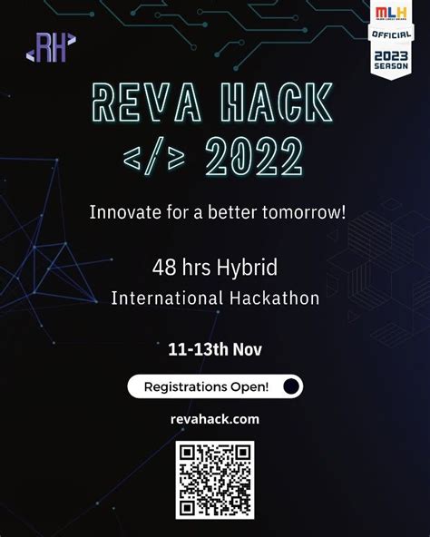reva hack 2023 on linkedin hackathon hack developer university