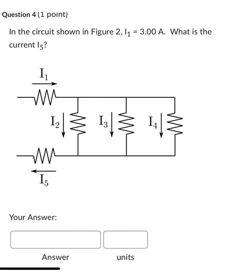 solved question 4 1 ﻿poınt in the circuit shown in figure