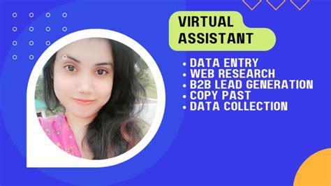 do virtual assistant data entry web scraping and copy past by