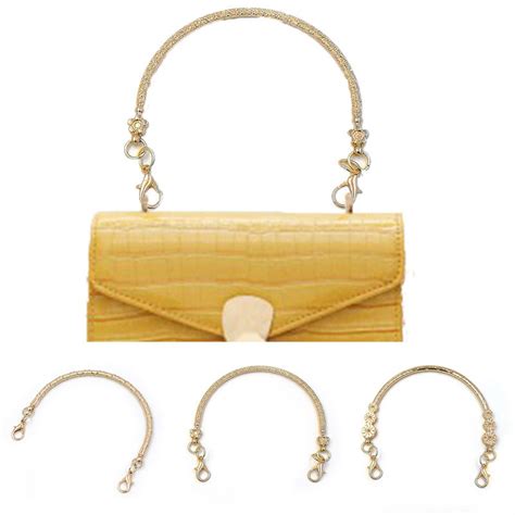 Badu Bg Метални дръжки за чанта за ръчна чанта презрамка за чанта с къса дръжка Аксесоари за