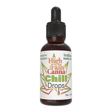 Chill Drops Tincture 750mg Cbd150mg Thc By High Falls Canna Buy