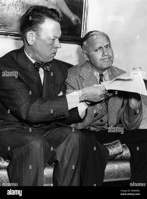 Guest Fred Allen Host Jack Benny Publicity Shot For The Jack Benny