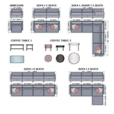 Autocad Blocks Sectional Sofa Top Front And Side Views