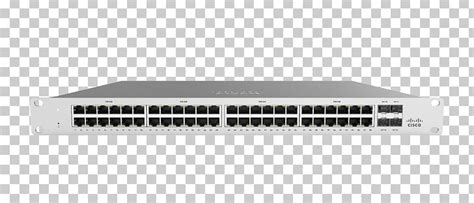 Cisco Meraki Power Over Ethernet Gigabit Ethernet Network Switch Computer Network PNG Clipart