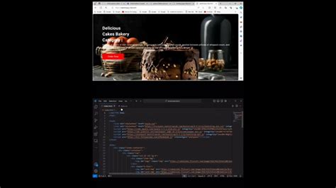 Design Cake Shopyy Home Page Using Html Css And Javascript With Source