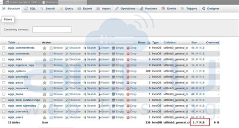 How To Check Mysql Database Size In Phpmyadmin And Via Command Accuwebhosting