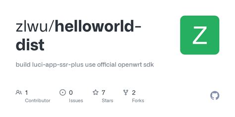 Github Zlwuhelloworld Dist Build Luci App Ssr Plus Use Official Openwrt Sdk