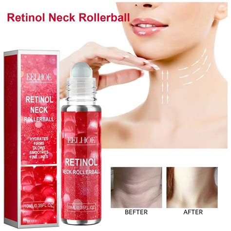Bgzleu Retinol Neck Roller Neck Tightening Cream With Roller Massage