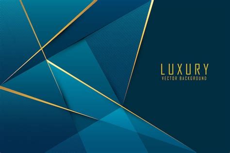Premium Vector Abstract Triangle Overlapping On Blue Background