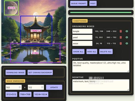Comfyui新宠，精准位置生成模型gligen，附下载 喜好儿网