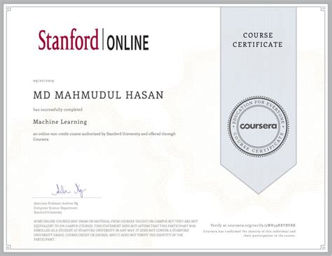 md mahmudul hasan on linkedin machinelearning coursera andrewng