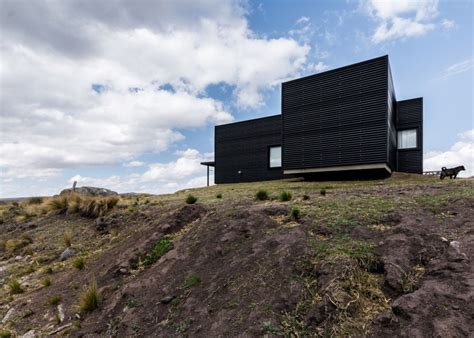 Fluted Metal Cladding Covers Mariana Palacios Holiday Home