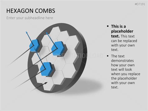 Hexagon Combs PowerPoint Template