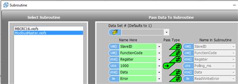 Subroutine Modbus Master Rtu For Read Holding Registers Read Input