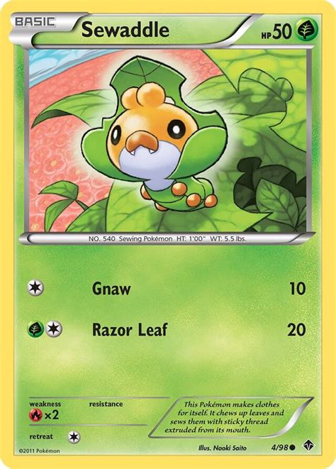 Sewaddle Emerging Powers 4 Bulbapedia The Community Driven Pokémon