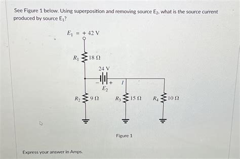 solved see figure 1 using superposition and removing source