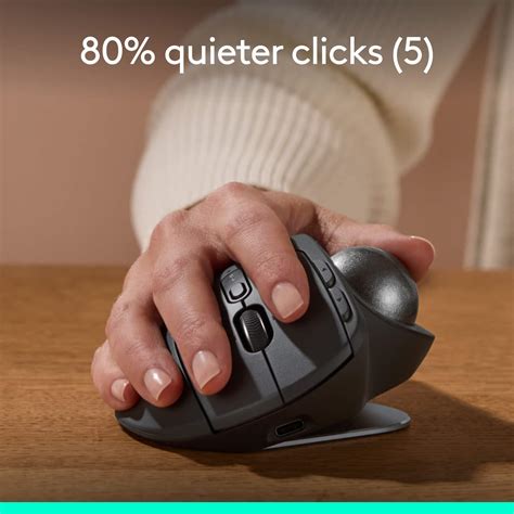 Customer Reviews Logitech Mx Ergo S Plus Wireless Ergonomic Trackball Mouse With 6 Programmable