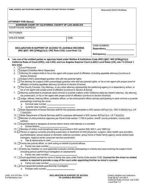 Form Juv010 Fill Out Sign Online And Download Fillable Pdf County