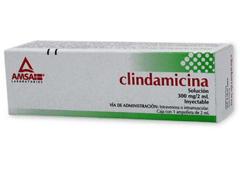 Clindamicina 300 Mg Solución Inyectable 1 Ampolleta 2 Ml Farmacia