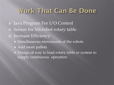 Ppt Assembly Line Simulation With Multi Robot Control Powerpoint