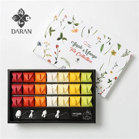 다란 애플망고 피싱티 콜라보레이션 선물세트 42티백 스승의날선물세트 Mango Tea Tea Collection