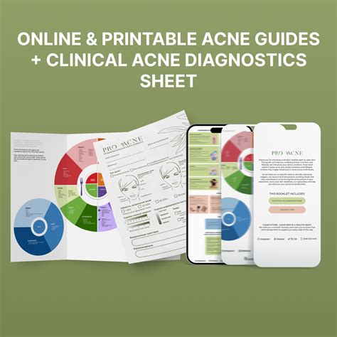Online And Printable Acne Guides Clinical Acne Diagnostics Sheet Eng