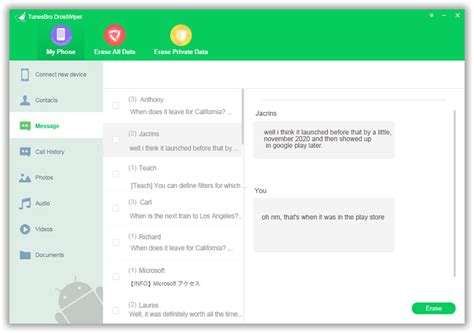 how to permanently delete text messages from android phone