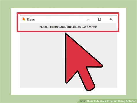 How To Make A Program Using Notepad Steps With Pictures