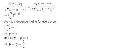 7 if x is a binomial variate with parameters n and p where 0