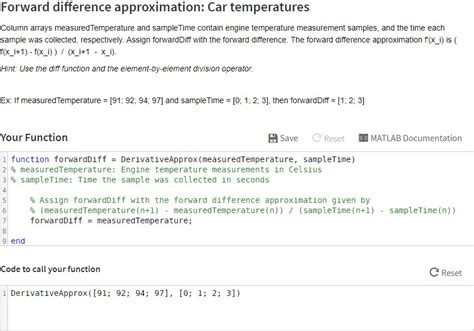 Solved Forward Difference Approximation Car Temperatures