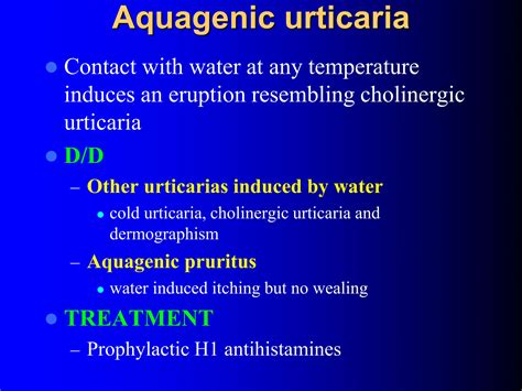 Urticariappt Dermatology Skin Conditions Allergy Ppt