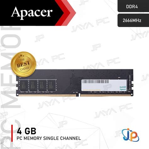 Jual Memory Apacer Value DDR4 PC21300 2666Mhz 4GB Ram Shopee Indonesia