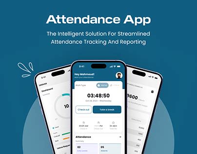 Attendance Ui Mobile Projects Photos Videos Logos Illustrations And Branding Behance