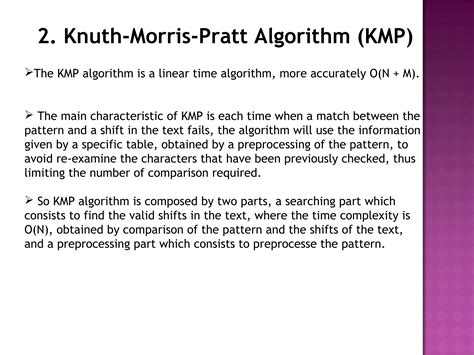 String Matching Algorithms Ppt Programming Languages Computing