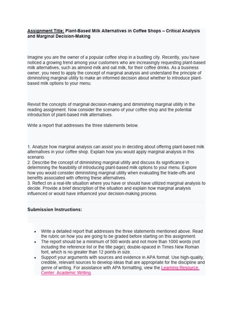 assignment activity unit 1 pdf