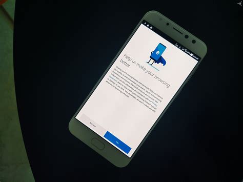 microsoft edge is now on beta testing for android os