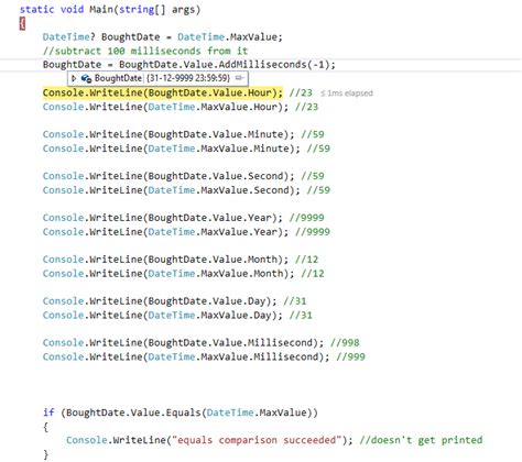 C Date Comparison With Maxvalue Not Working Stack Overflow