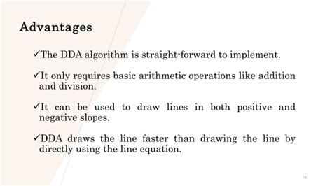 dda digital differential analyzer line drawing algorithm pptx