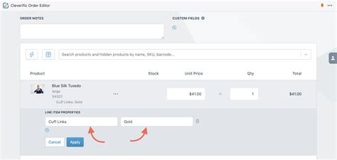 Customizing A Product With Line Item Properties Edit Order Knowledge Base