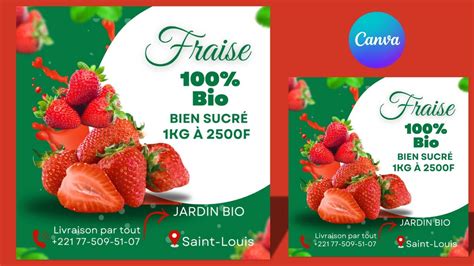 Créer Une Affiche Publicitaire Attrayante Pour Des Produits Alimentaires Guide Complet Youtube
