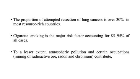 Classification And Staging Of Lung Cancerpptx