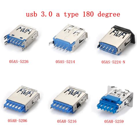 [various Usb3 0 Connector Interfaces] Type A B Male Female Plug Jack