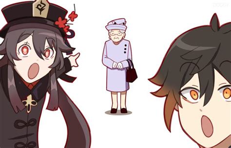 Chibi Hu Tao And Yoimiya From Lawson Collab R Hutao Mains
