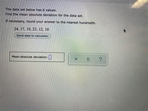 Solved The Data Set Below Has Values Find The Mean Chegg Com