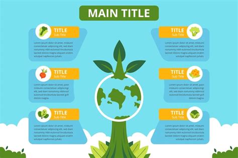 Premium Vector Farming Infographic Template For Presentation