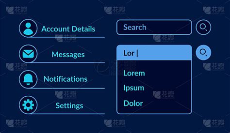 网上银行帐户设置ui元素工具包