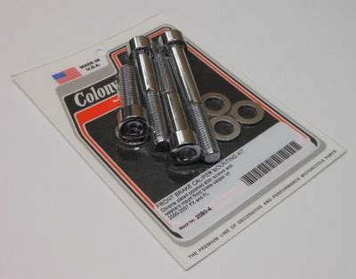 Colony Front Brake Caliper Chrome Allen Head Bolt Kit 2080 4 Ebay