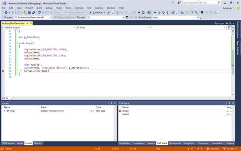 Debugging Arduino Avr Boards With Visual Studio Visualgdb Tutorials